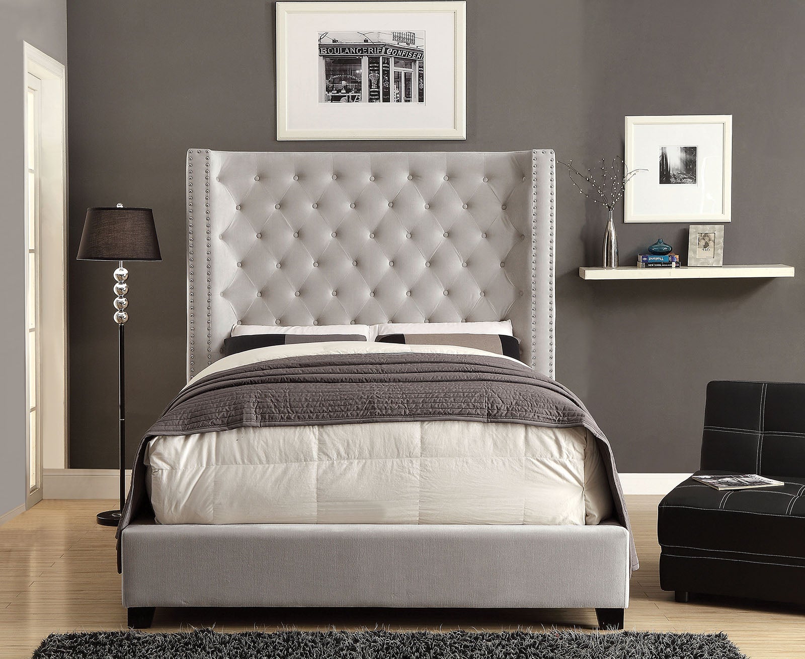 Mirabelle Ivory E.King Bed – SAMS MATTRESS & FURNITURE