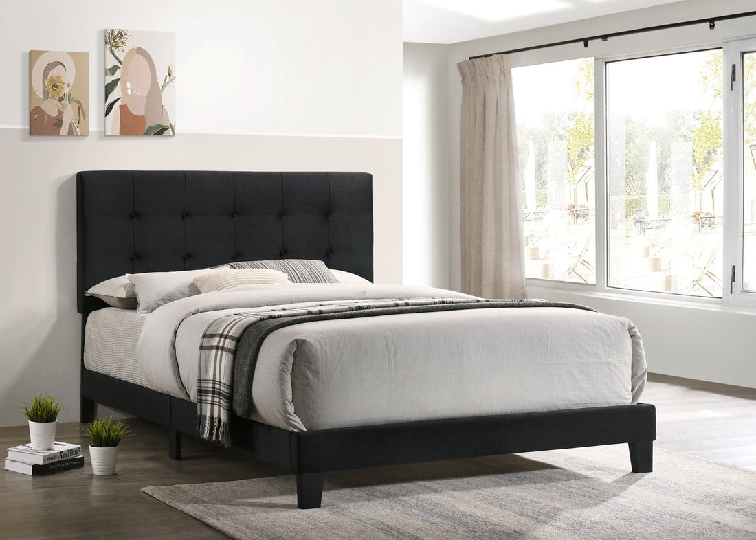 Misty Black Full Platform Bed – SAMS MATTRESS & FURNITURE