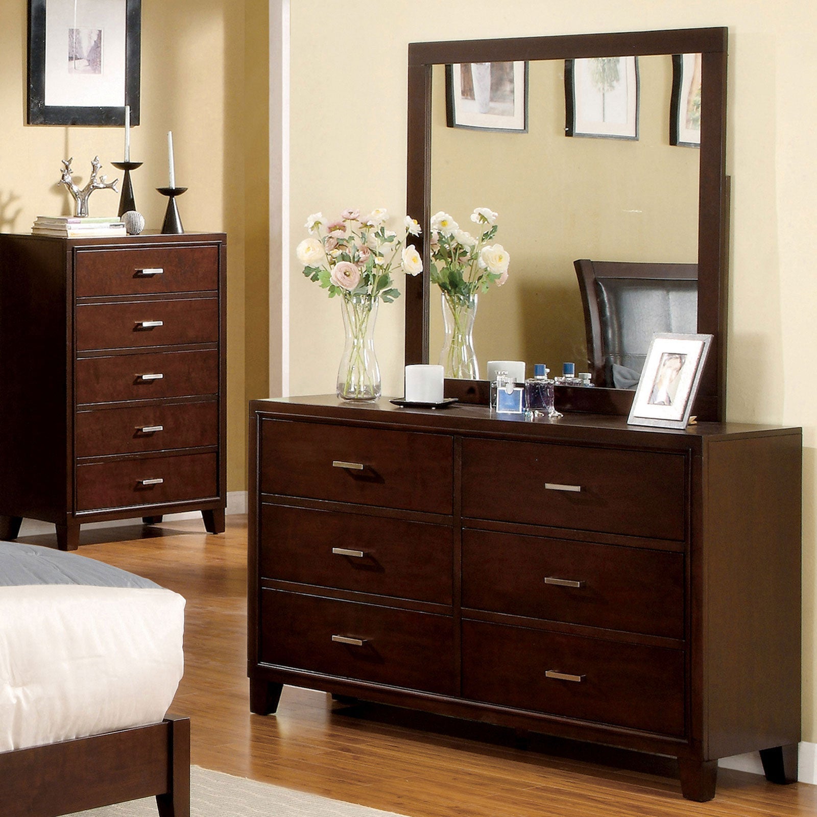 Gerico II Brown Cherry Dresser – SAMS MATTRESS & FURNITURE
