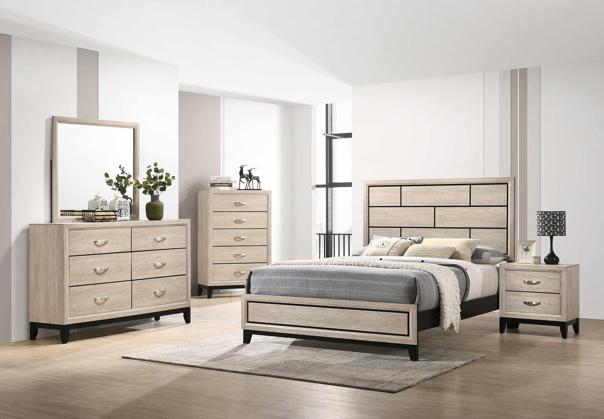 Akerson Driftwood Panel Bedroom Set – SAMS MATTRESS & FURNITURE